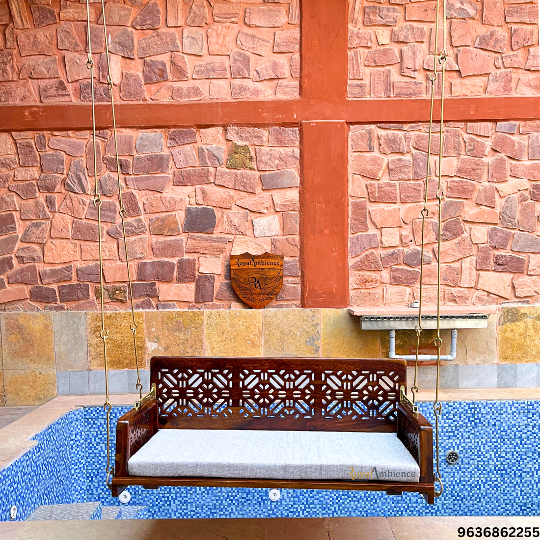 Wooden Reversible Swing/ Jhula for Living Room - AVI – Royal Ambience™