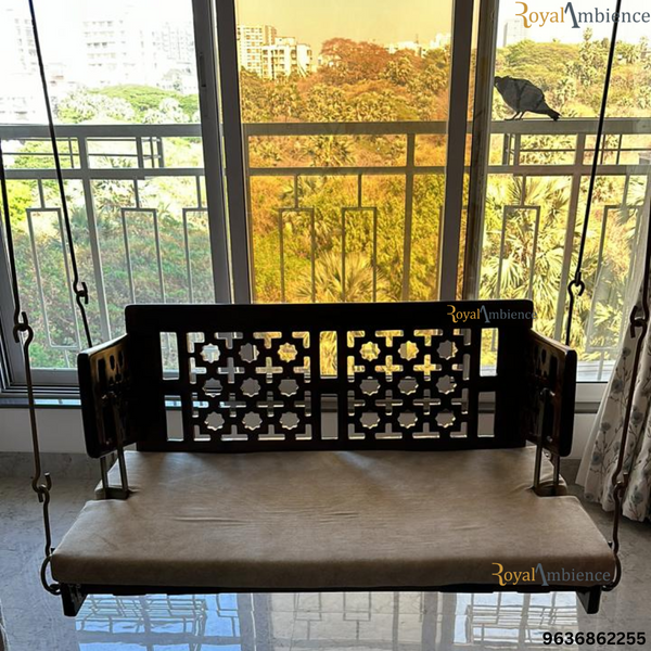 Wooden Reversible Swing with Chain Set - EV – Royal Ambience™