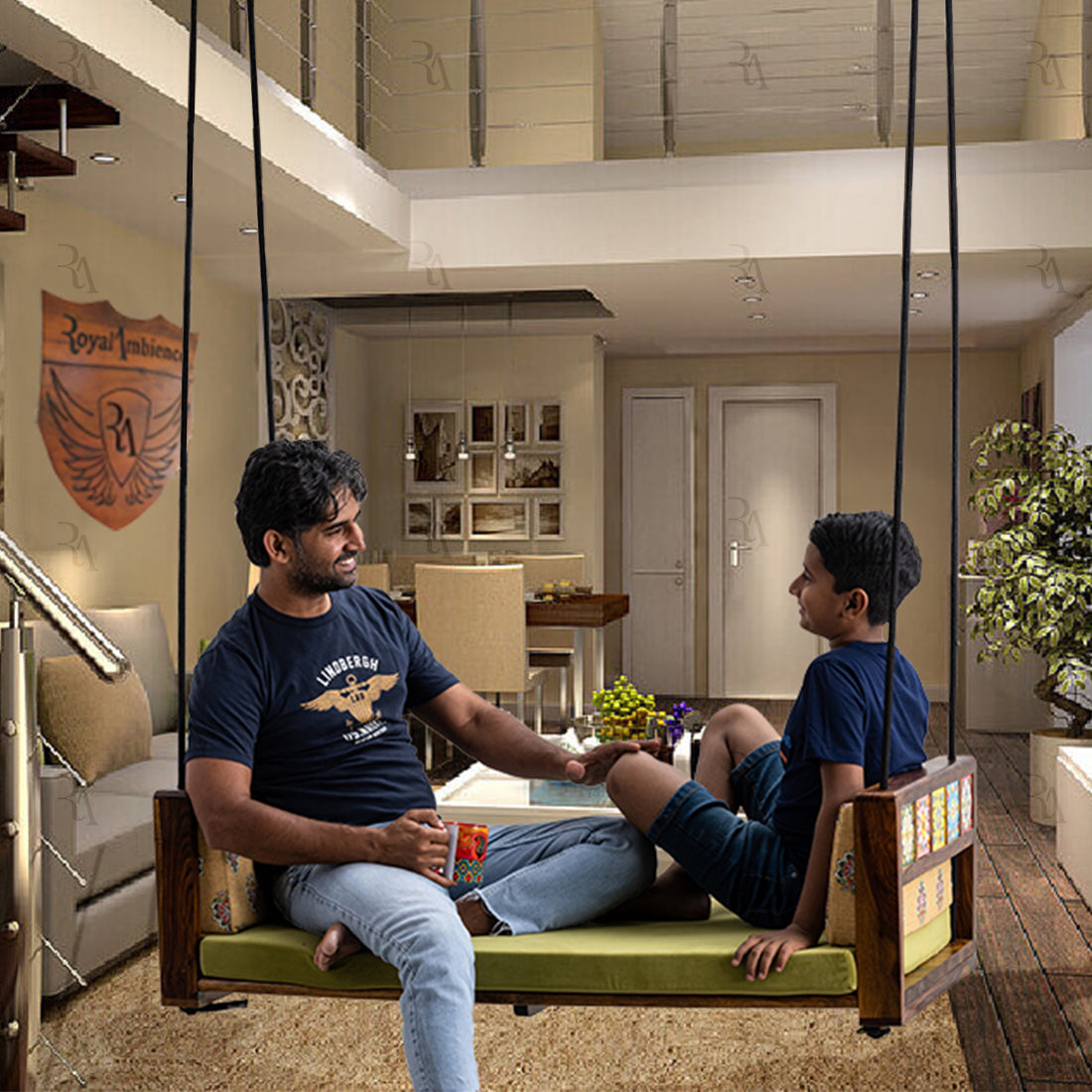 Wooden Convertible Flexible Reversible Swing/Jhula - Tiya – Royal Ambience™