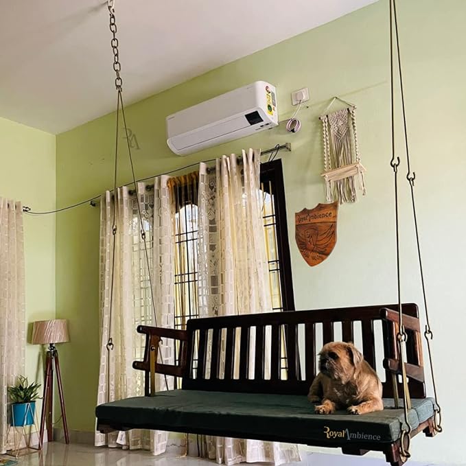Wooden Reversible Swing for Home with Chain - Era – Royal Ambience™
